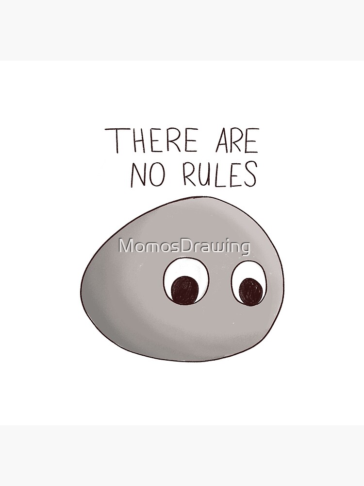 "Everything everywhere all at once - rock There are no rules" Poster by ...