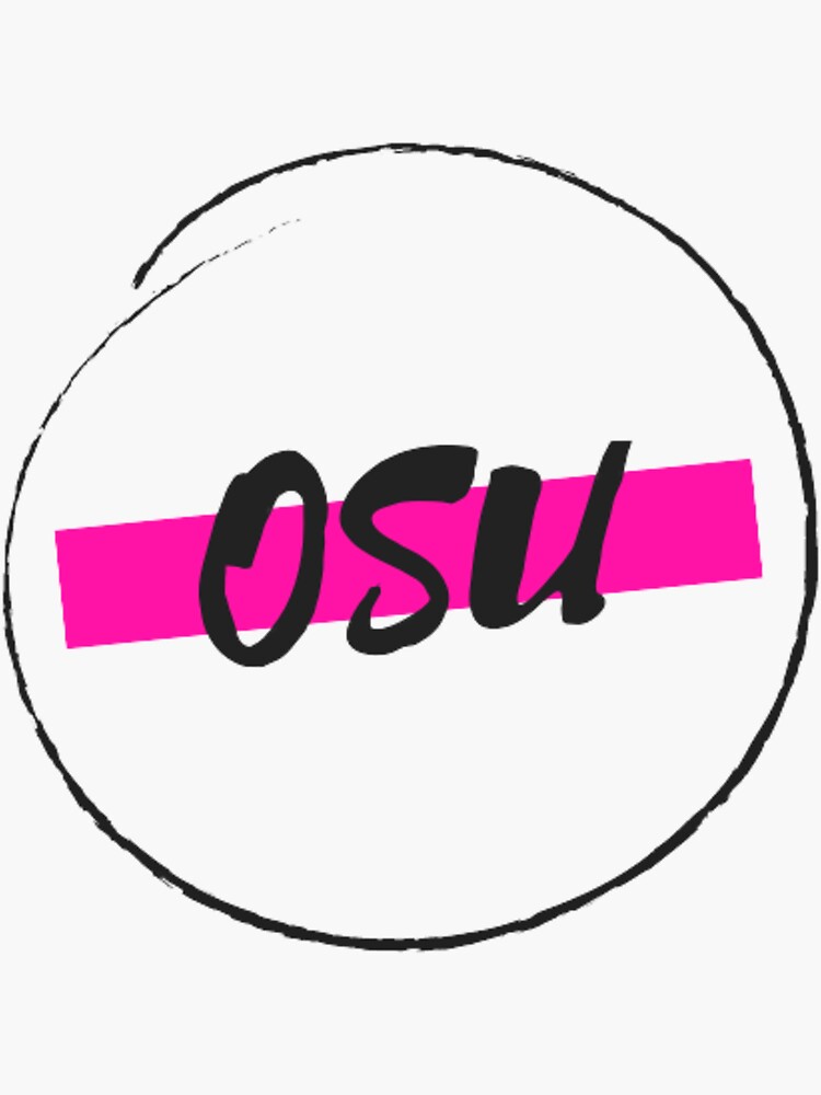 "osu game new pattern" Sticker for Sale by mrschachi | Redbubble