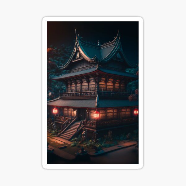 "A Majestic Temple" Sticker for Sale by ShingekiNo | Redbubble