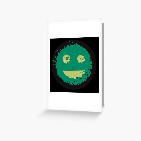 "Deconstructed Emoji Happy Face" Greeting Card for Sale by Nigh-designs ...
