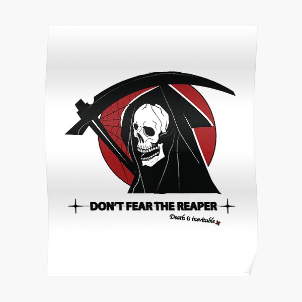 "Grim Reaper Design - Colour" Poster for Sale by kidlimits | Redbubble