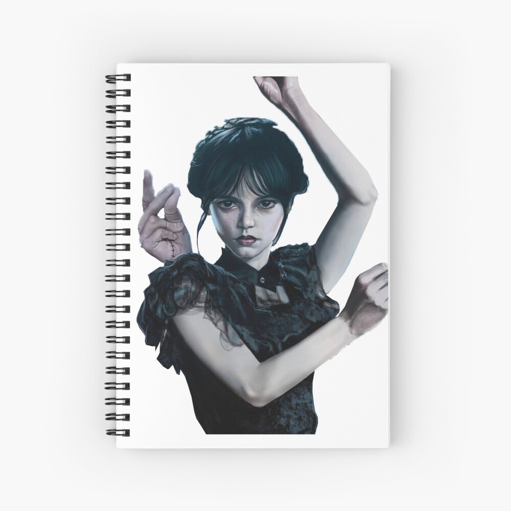"Wednesday Addams( Wednesday Addams Jenna Ortega)" Spiral Notebook for ...