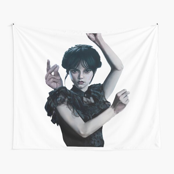 "Wednesday Addams( Wednesday Addams Jenna Ortega)" Tapestry for Sale by ...
