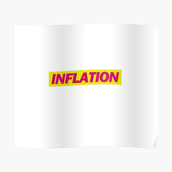 "Inflation - FDP Satire Sticker" Poster for Sale by surrile | Redbubble