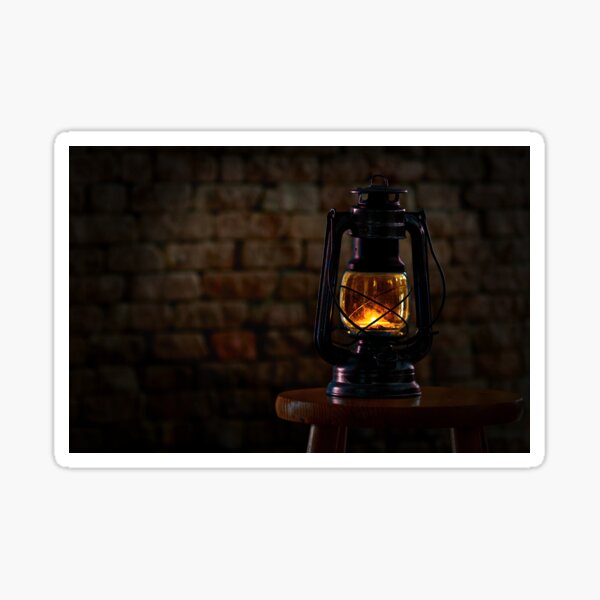 "Kerosene lamp" Sticker for Sale by Blauer | Redbubble