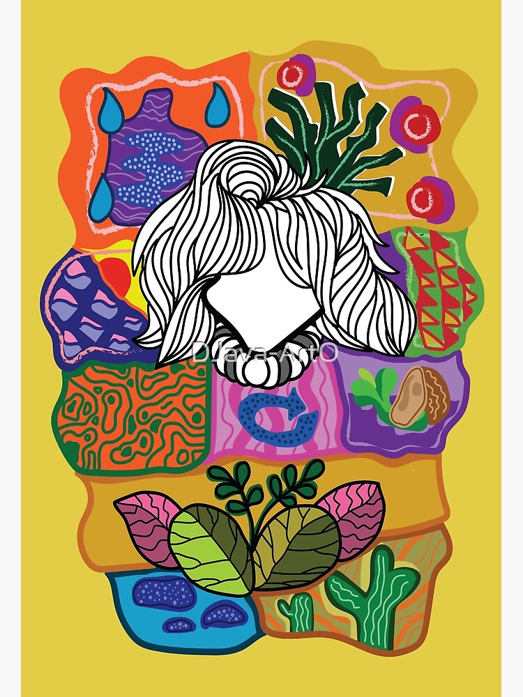 "The Journey Of A Wandering Girl" Poster for Sale by DJava-ArtO | Redbubble