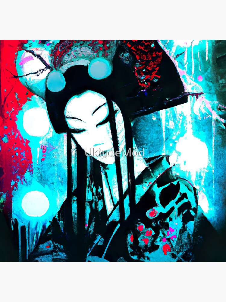 Iseijin Ukiyo E Mod Classic Oriental Japanese Ukiyo E Art With A Modern Twist Photographic