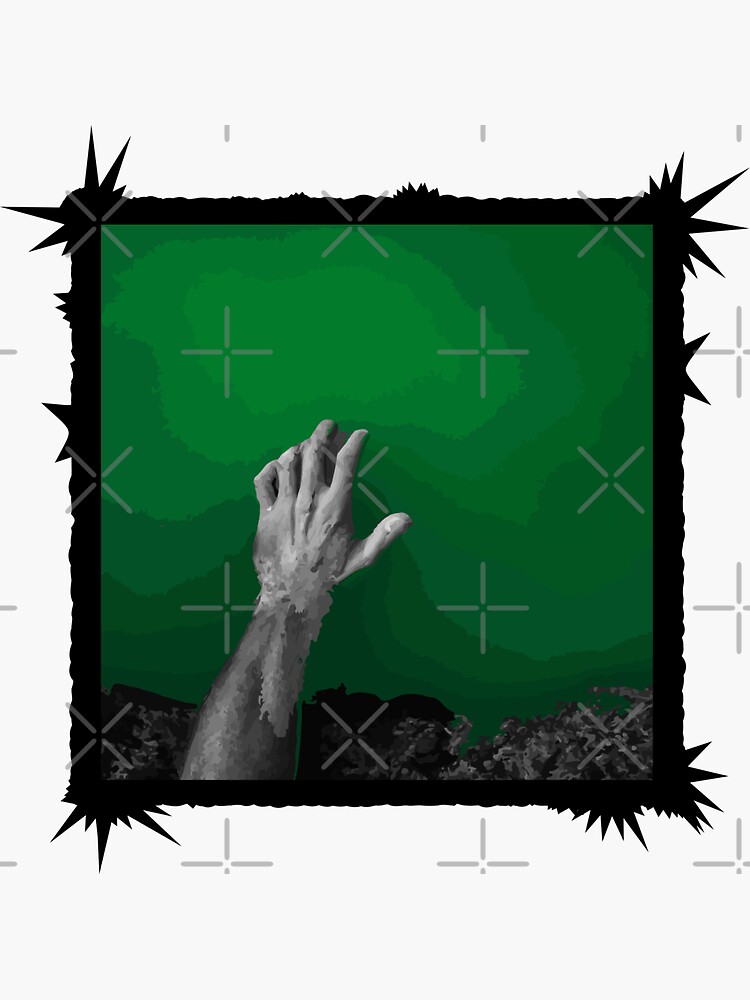 "A Hand Reaching Into The Abyss - AI Art" Sticker for Sale by ...