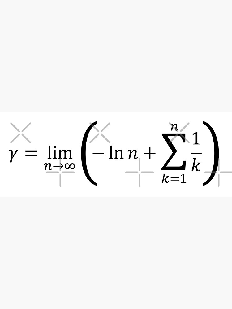 "Euler Constant - Calculus And Math" Poster for Sale by ScienceCorner ...