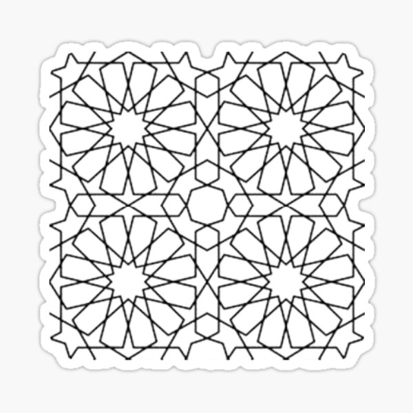 "Moroccan zellige" Sticker for Sale by Bilexpress | Redbubble