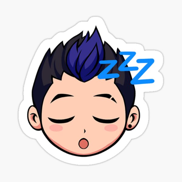 "I Sleep Spray" Sticker for Sale by hwangsoqt | Redbubble