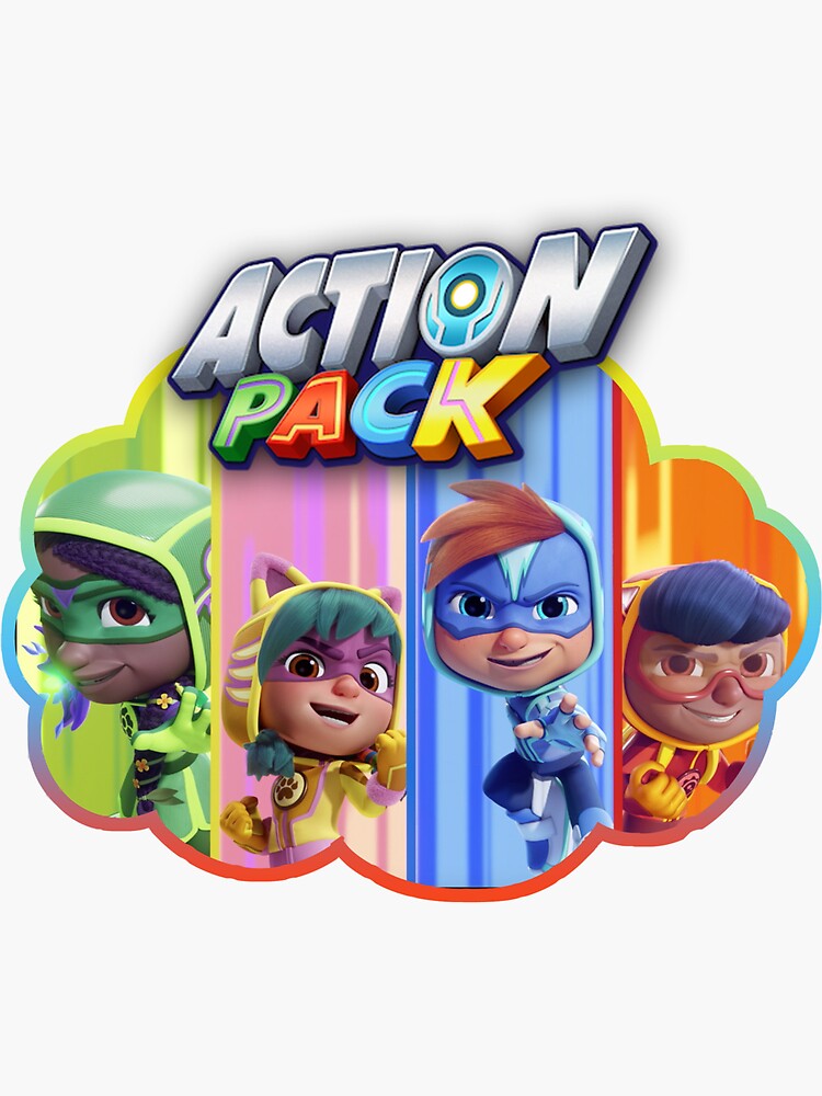 "Copy of netflix action pack" Sticker for Sale by NOUR4DESIGN | Redbubble