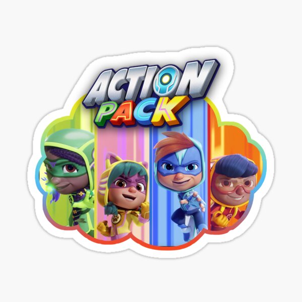"Copy of netflix action pack" Sticker for Sale by NOUR4DESIGN | Redbubble