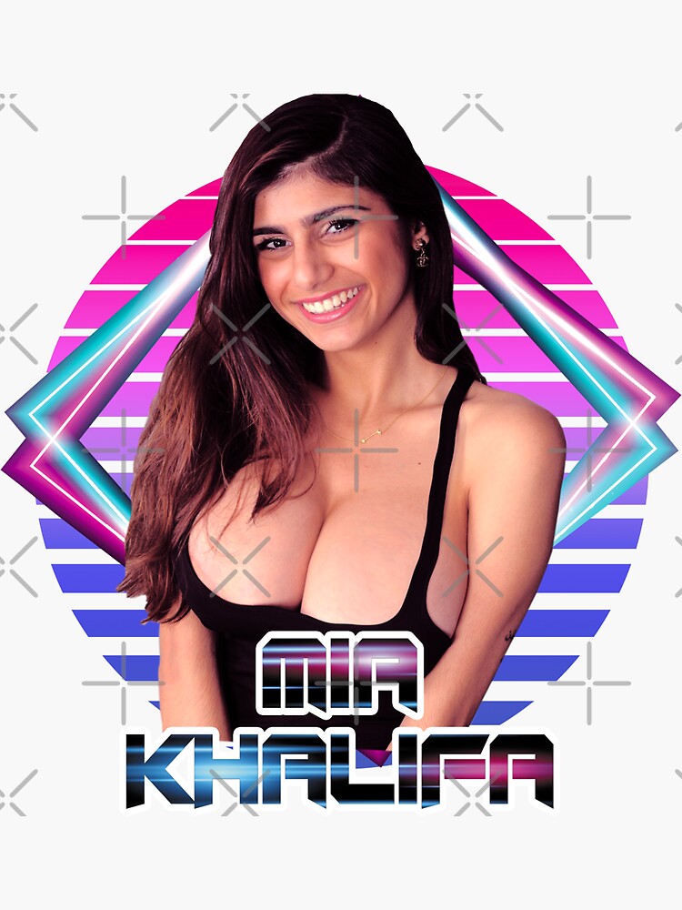 "Mia Khalifa" Sticker for Sale by XgirlsX | Redbubble