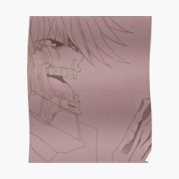 "Heart Broken Anime Crying" Poster for Sale by BlackTie11 | Redbubble