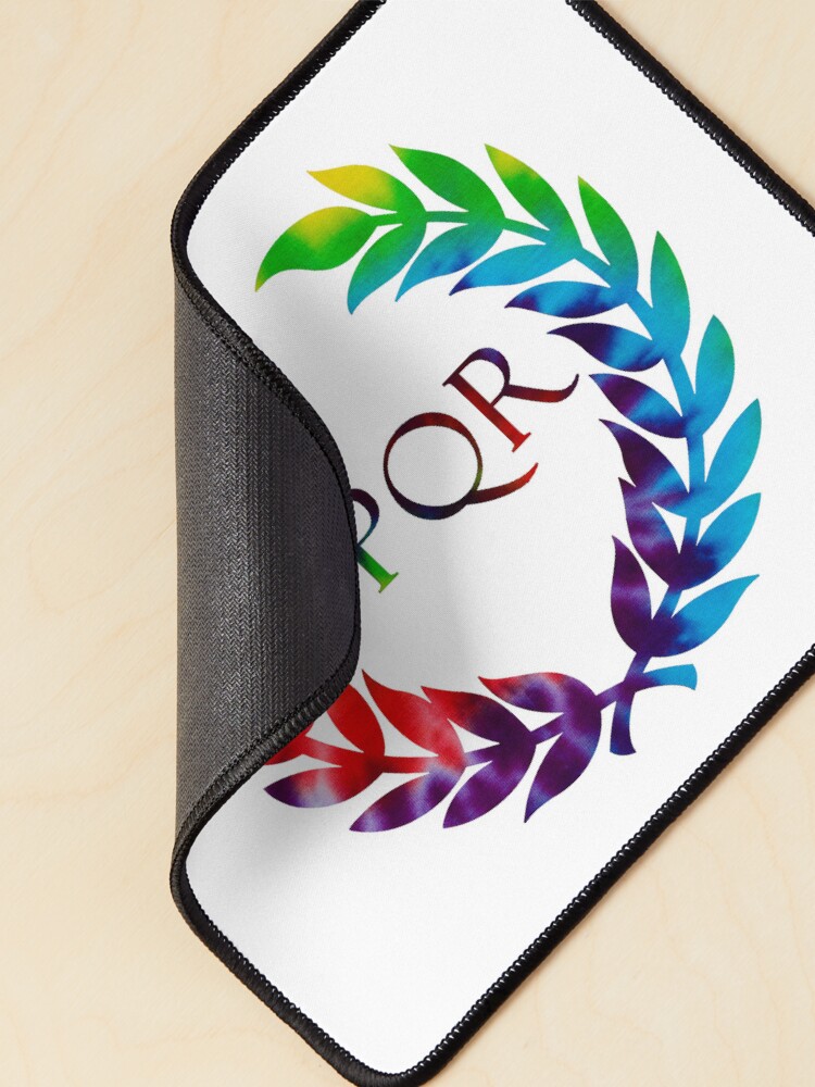"Ancient Rome SPQR emblem tie-dyed transparent background" Mouse Pad ...