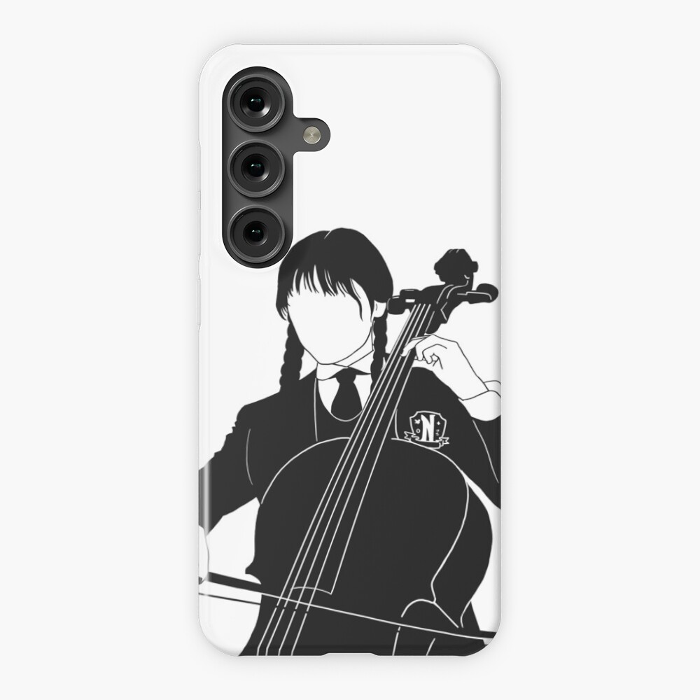 "Wednesday Addams plays cello" Sticker for Sale by Jokel-art | Redbubble