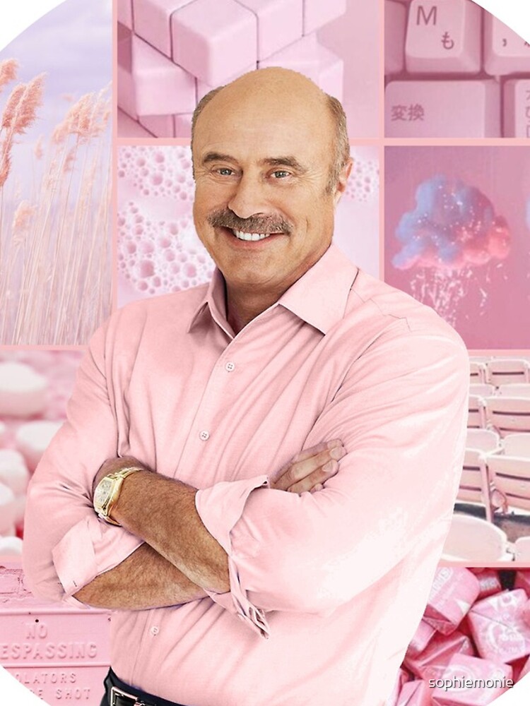 "Dr. Phil - PINK COLLAGE (Circle Edition)" iPhone Case for Sale by ...