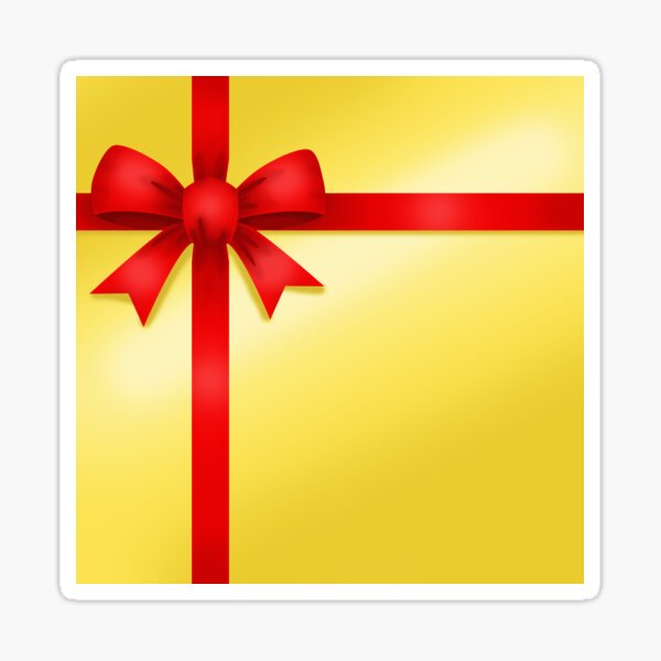 "Wrapped up Present" Sticker for Sale by galaxydaydreams | Redbubble