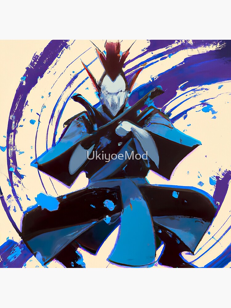 "SAMURAI WIZARD - Ukiyo-e Mod Classic Oriental Japanese art with a ...