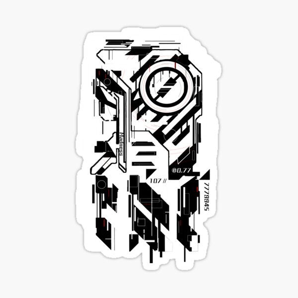 "Madness Techwear" Sticker for Sale by ElephaTees | Redbubble