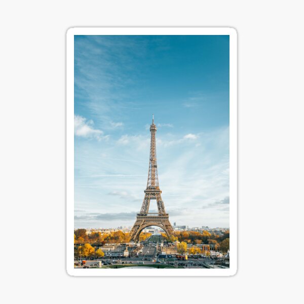 "Eiffel Tower, Paris, France" Sticker for Sale by newburyboutique ...