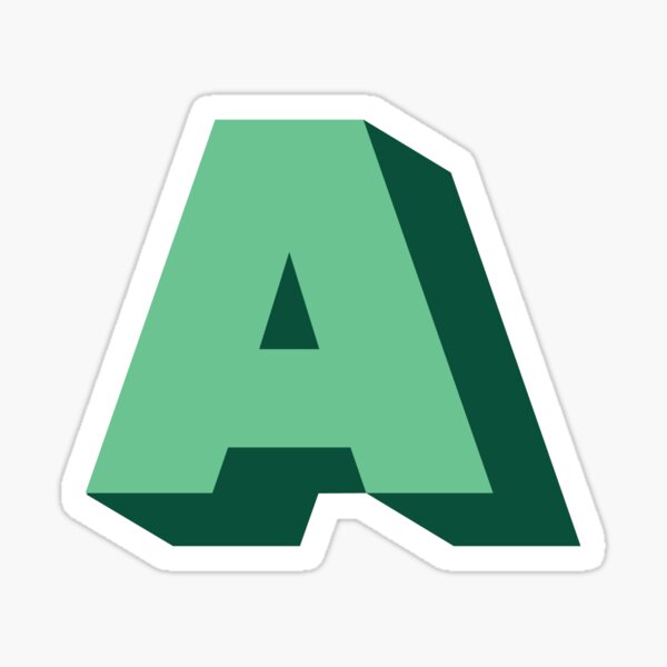 "A2" Sticker for Sale by Twister300 | Redbubble