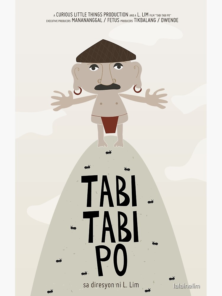 "Tabi Tabi Po " Poster for Sale by lalainelim | Redbubble