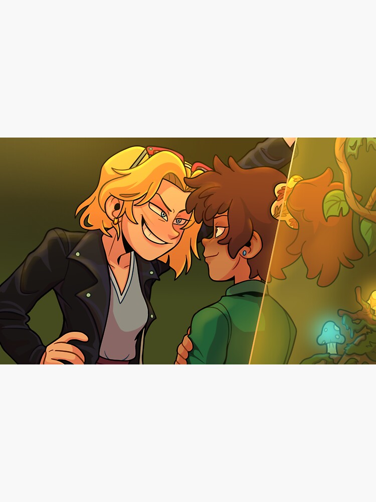 "Sasha and Anne - Amphibia - Aquarium (post-timeskip) - Sashanne" Sticker for Sale by ...