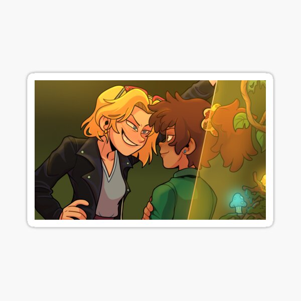 "Sasha and Anne - Amphibia - Aquarium (post-timeskip) - Sashanne" Sticker for Sale by ...