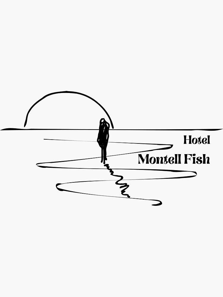 "Montell Fish" Sticker for Sale by Coraliv03 | Redbubble