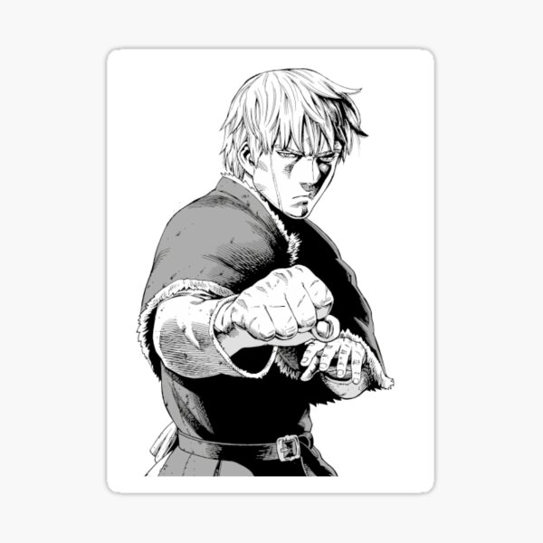 "Thorfinn" Sticker for Sale by HalliZUKU | Redbubble