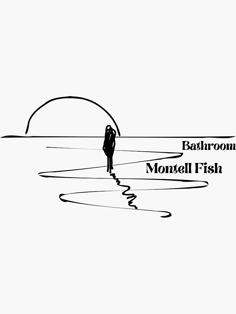 "Montell Fish" Sticker for Sale by Coraliv03 | Redbubble