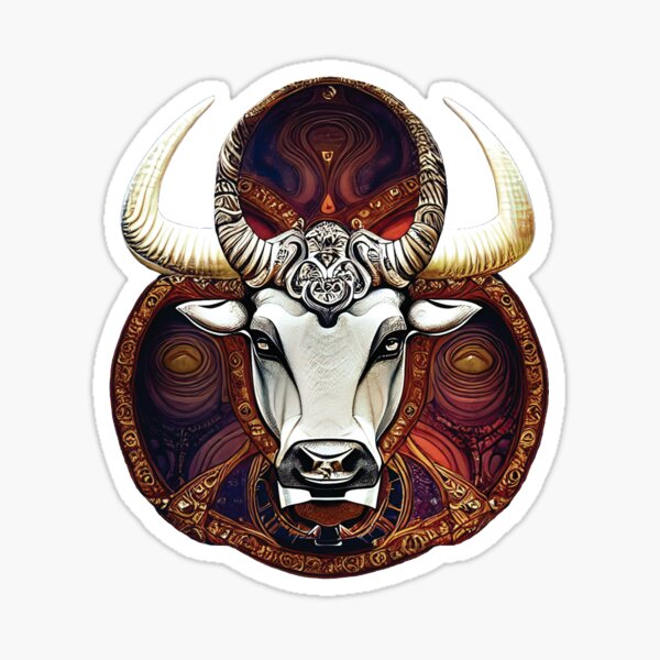 "Taurus zodiac sign " Sticker for Sale by SBlagojevic | Redbubble