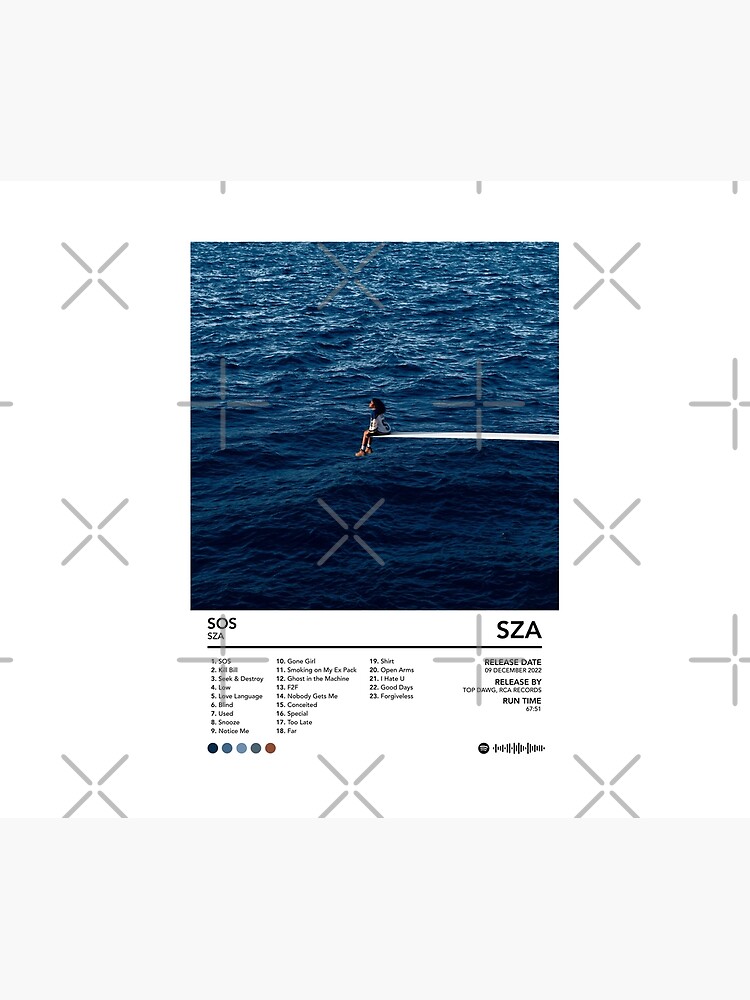 SZA - SOS Album Tapestry sold by Vishnu M Nair | SKU 285830 | Printerval AU