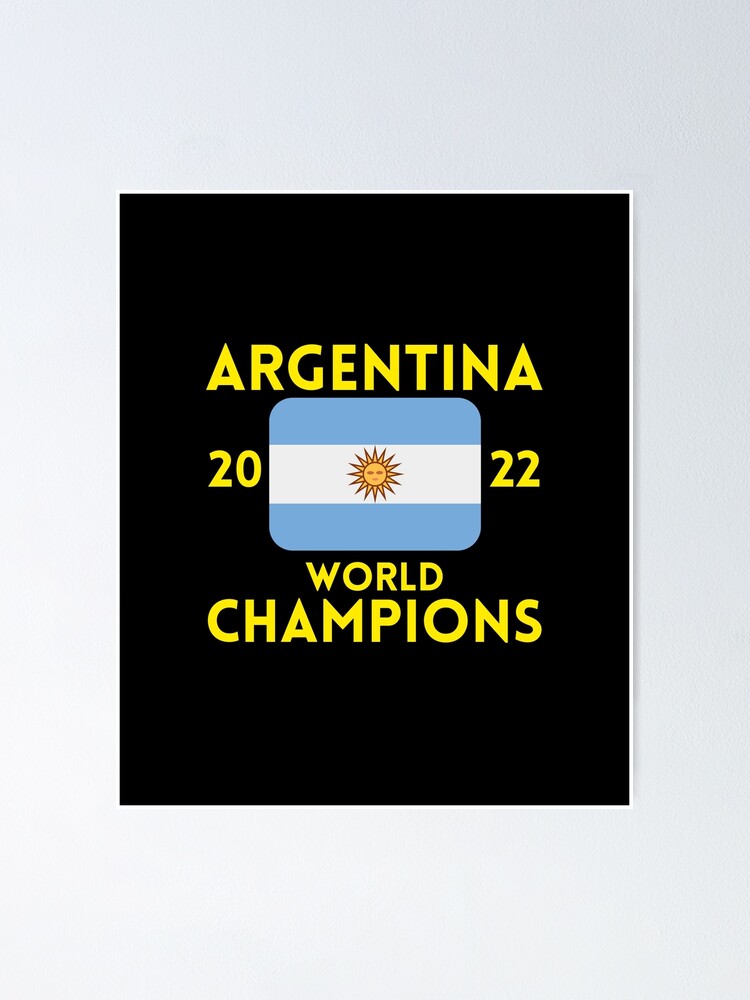 "Argentina 2022 World Cup Champion Vintage Argentina Campeones del ...