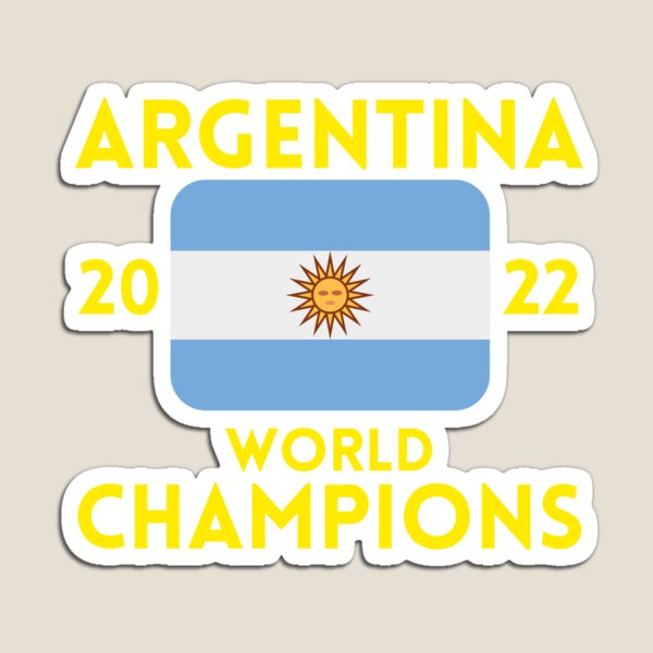 "Argentina 2022 World Cup Champion Vintage Argentina Campeones del ...