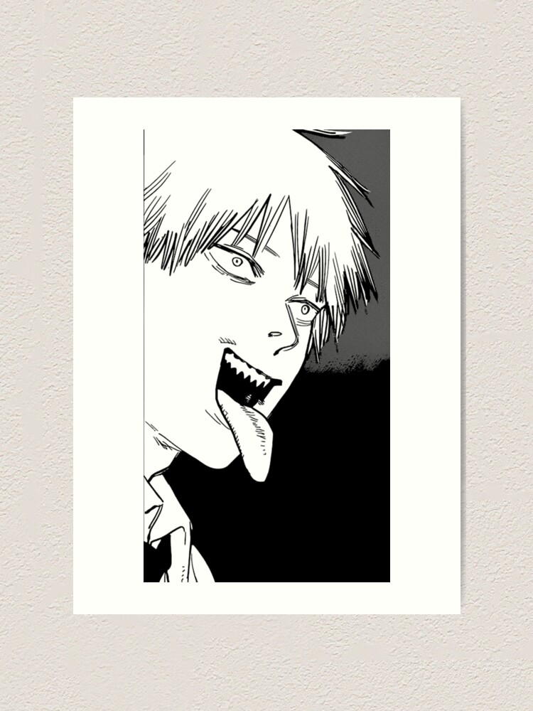 "Chainsaw Man Denji Manga Panel Design" Art Print for Sale by SoraHalo ...