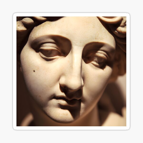 "Photorealistic sculpture of Venus" Sticker for Sale by Funny-penny ...