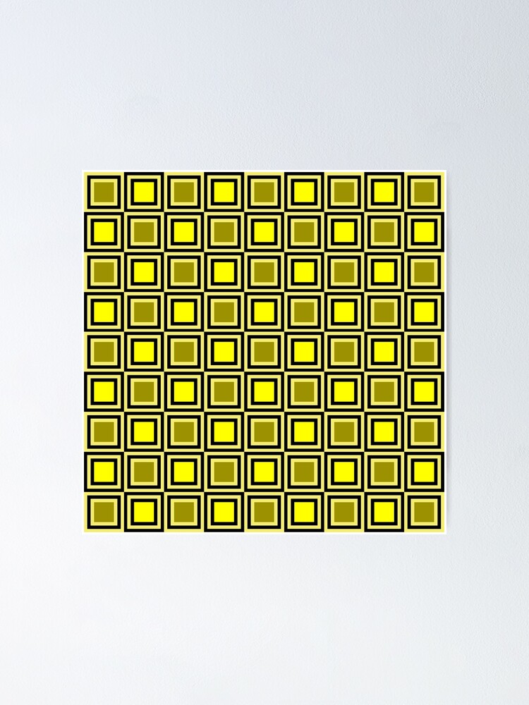"Box Within Box Pattern no. 45" Poster for Sale by NeilFeigeles | Redbubble