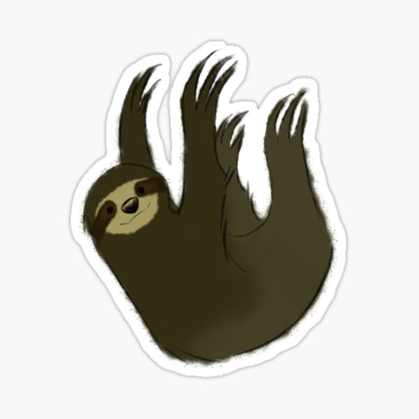 "Sloth boi" Sticker for Sale by CiallosaurGOhst | Redbubble