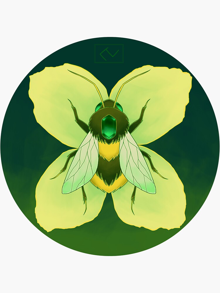 "Precious Bumblebee" Sticker for Sale by CDE-Designs | Redbubble
