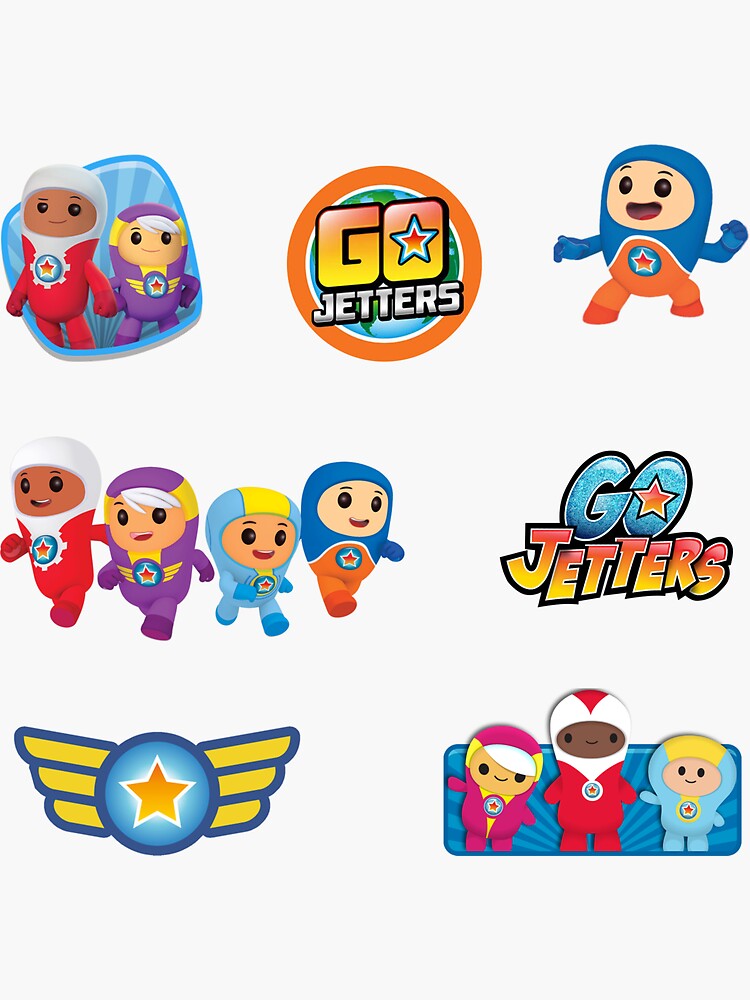 "Jetters Go Mega Pack" Sticker for Sale by aiosma | Redbubble