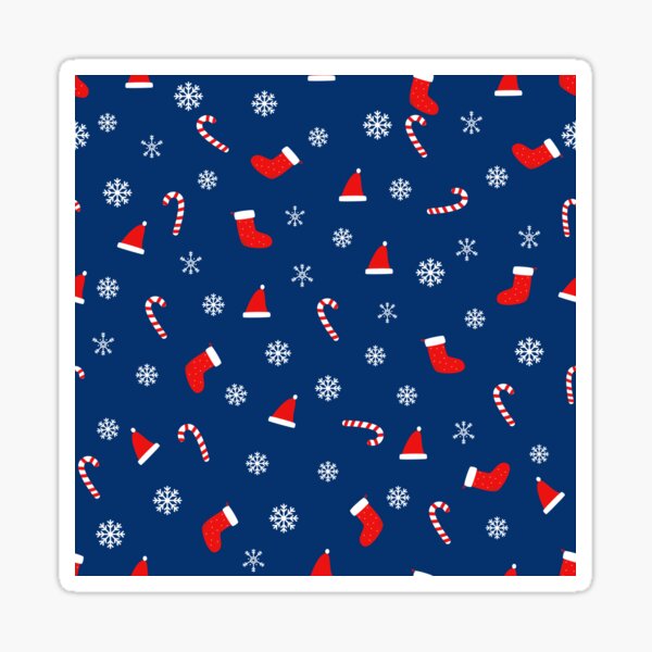 "Christmas in the blue background... " Sticker for Sale by NUSUSDREAM ...