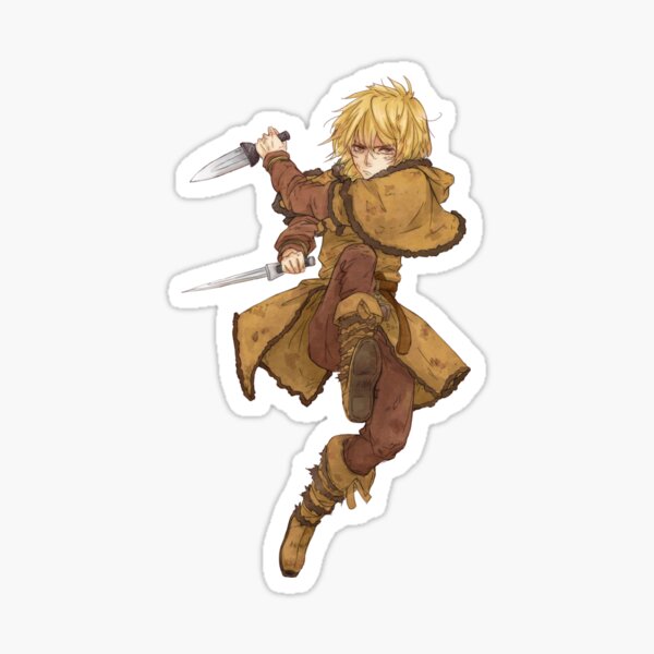 "Vinland Saga - thorfinn" Sticker for Sale by HD90 | Redbubble