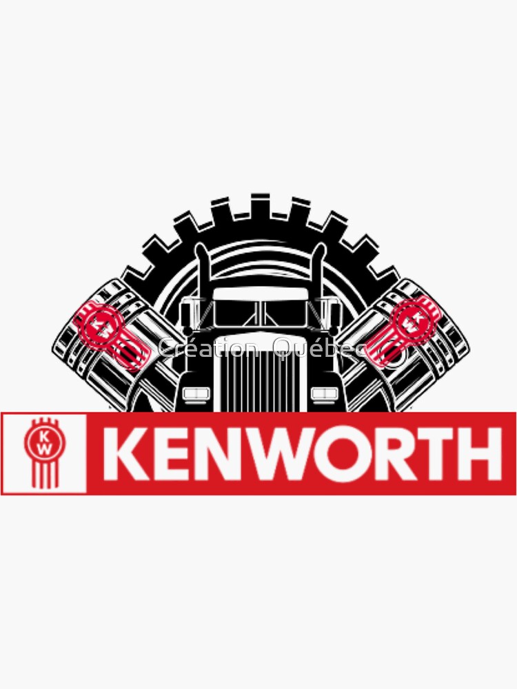 "kenworth" Sticker for Sale by PopsQc | Redbubble