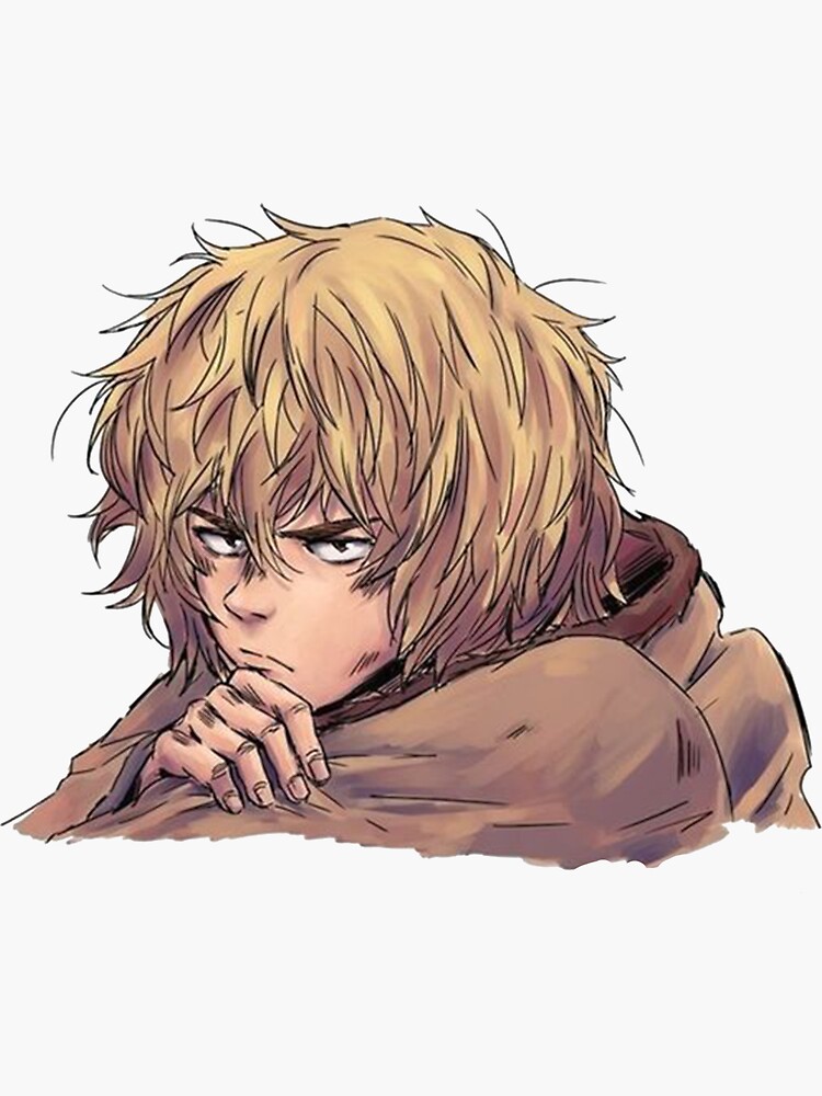 "Vinland Saga - thorfinn" Sticker for Sale by HD90 | Redbubble