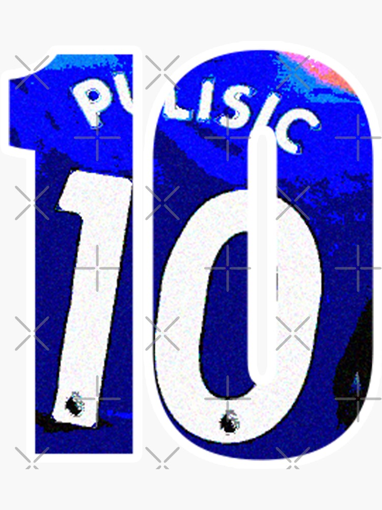 "Pulisic 10 Cut-out" Sticker for Sale by jakecheeseman | Redbubble