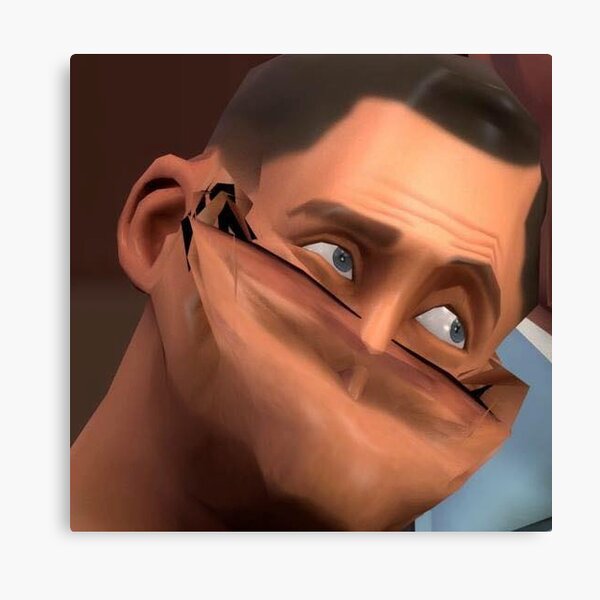 Lienzo «Team Fortress 2 TF2 Scout Face» de Noodleboi | Redbubble