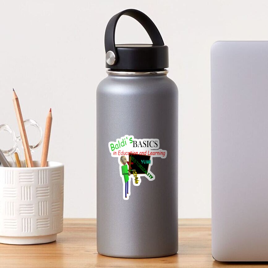 "Vintage Baldi's Basics Logo" Sticker for Sale by idriss4design | Redbubble